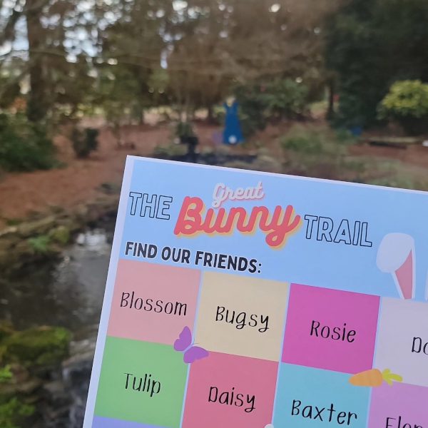 Easter Bunny Trail Scavenger Hunt in the Gardens | The Pines Times