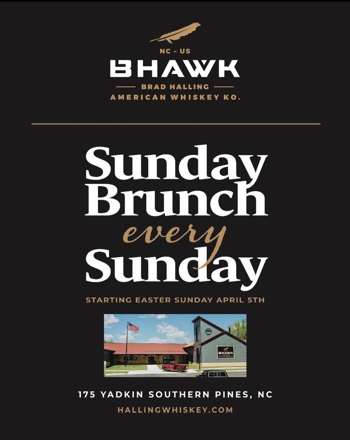 BHAWK Events in Southern Pines, NC | Brad Halling American Whiskey Ko.